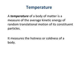 Thermal properties of matter | PDF