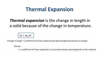 Thermal properties of matter | PDF