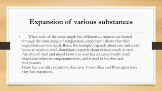 Thermal properties of matter | PPTX