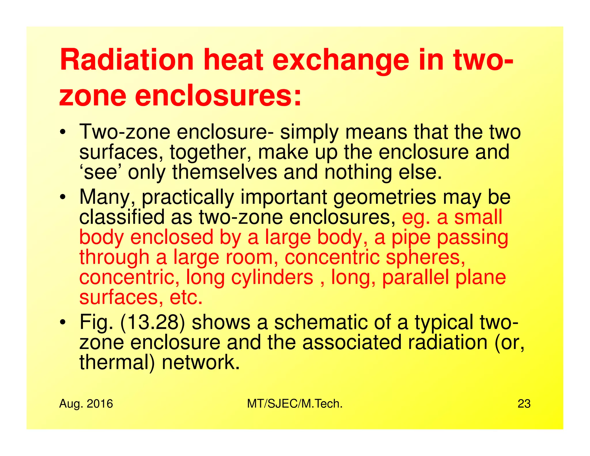 Thermal Radiation - III- Radn. energy exchange between gray surfaces | PDF