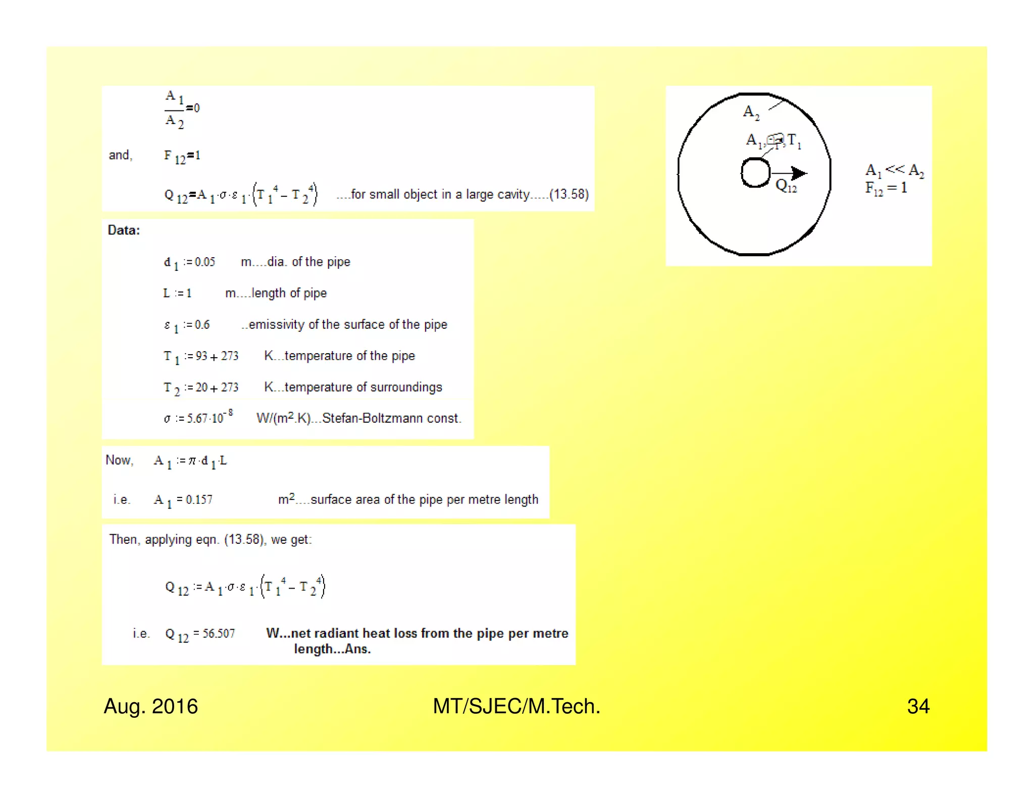 Thermal Radiation - III- Radn. energy exchange between gray surfaces | PDF