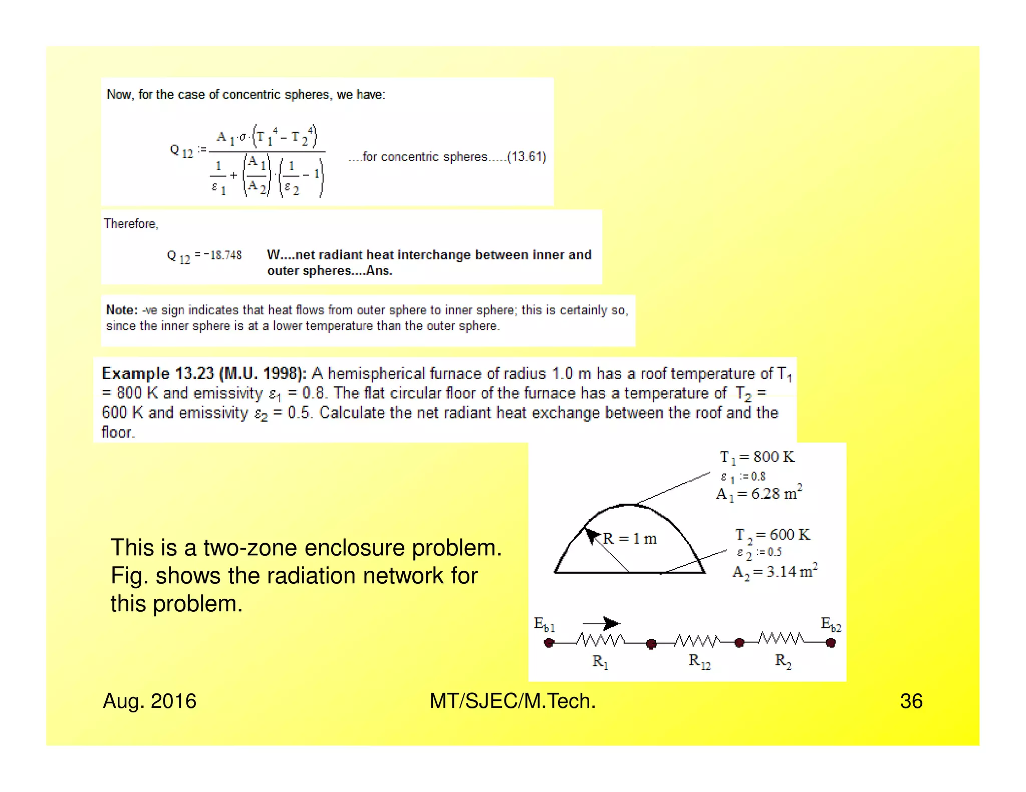 Thermal Radiation - III- Radn. energy exchange between gray surfaces | PDF