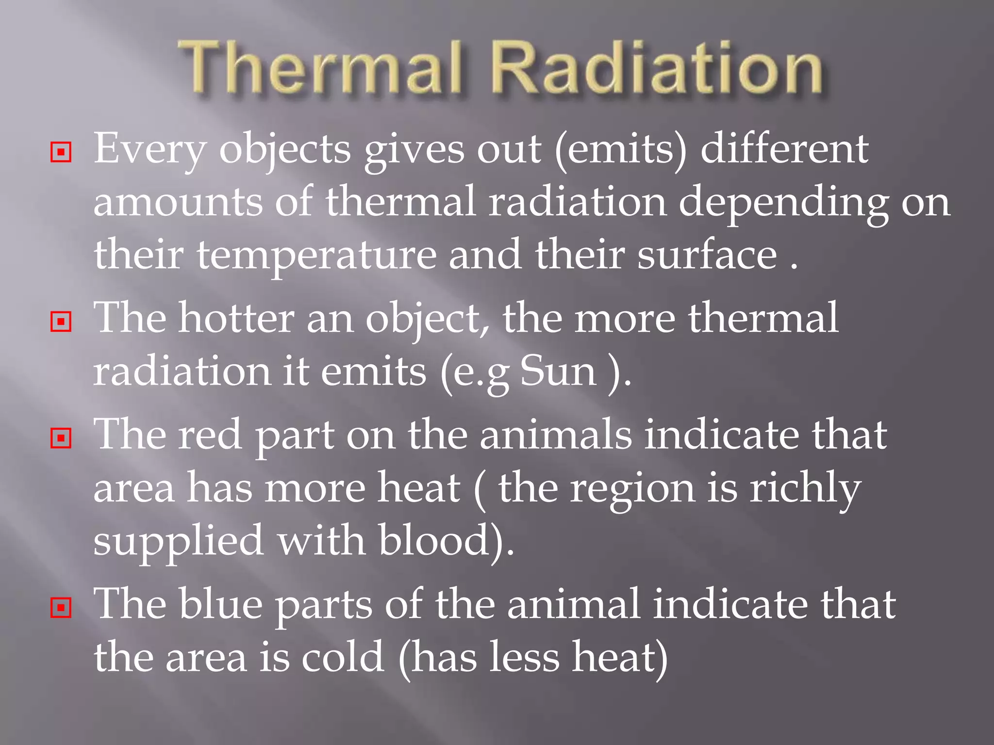 Thermal Radiation Lesson Plan Lesson 1 | PPTX
