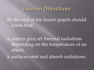 Radiation Lesson Plans