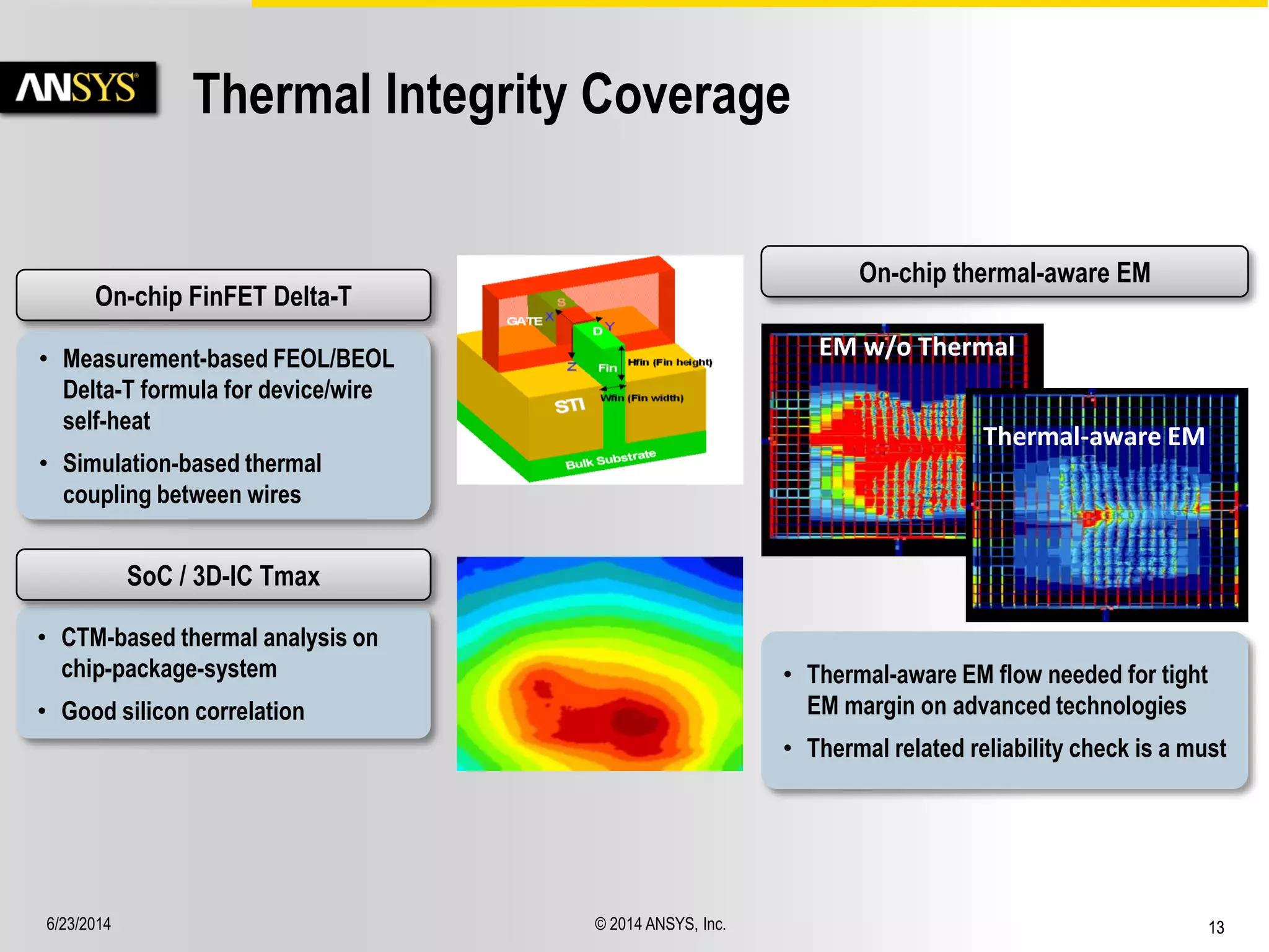 Thermal Reliability for FinFET based Designs | PDF