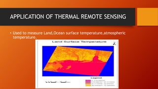 Thermal remote sensing | PPTX