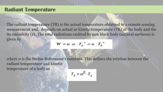 Thermal remote sensing and environmental applications | PDF