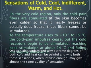 THERMAL SENSATION.pptx ITS A INTERESTION | PPTX | First Aid | Injuries