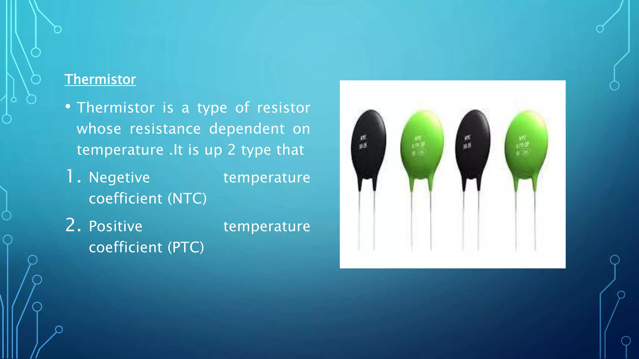 Thermal sensor and its application | PPTX
