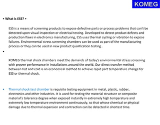 Thermal shock chamber (3 zone and 2-zone type) | PDF