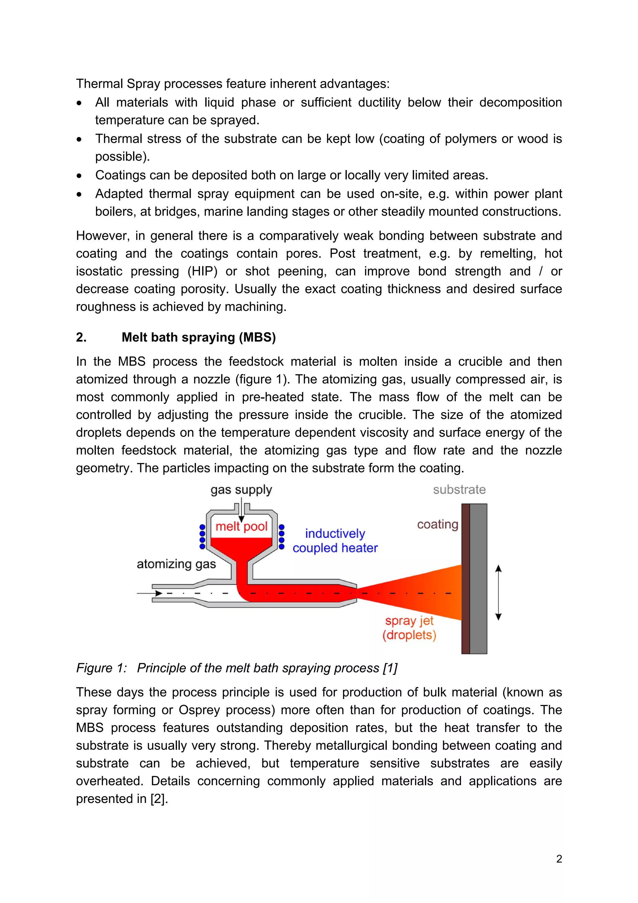 Thermal spray basics_processes | PDF