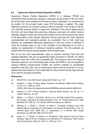 Thermal spray basics_processes | PDF
