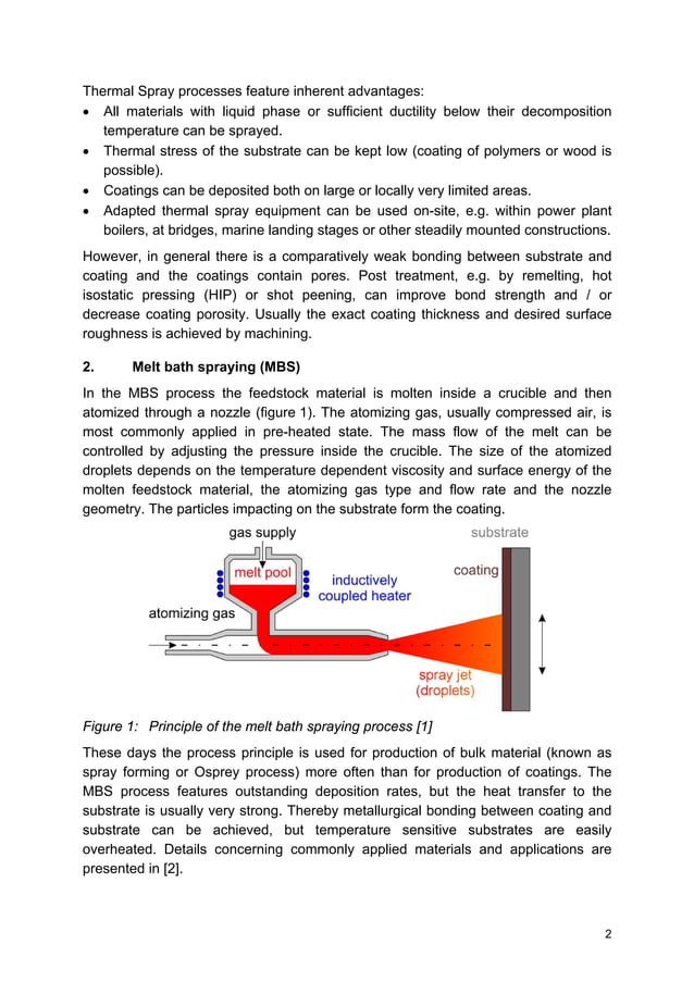 Thermal spray basics_processes | PDF