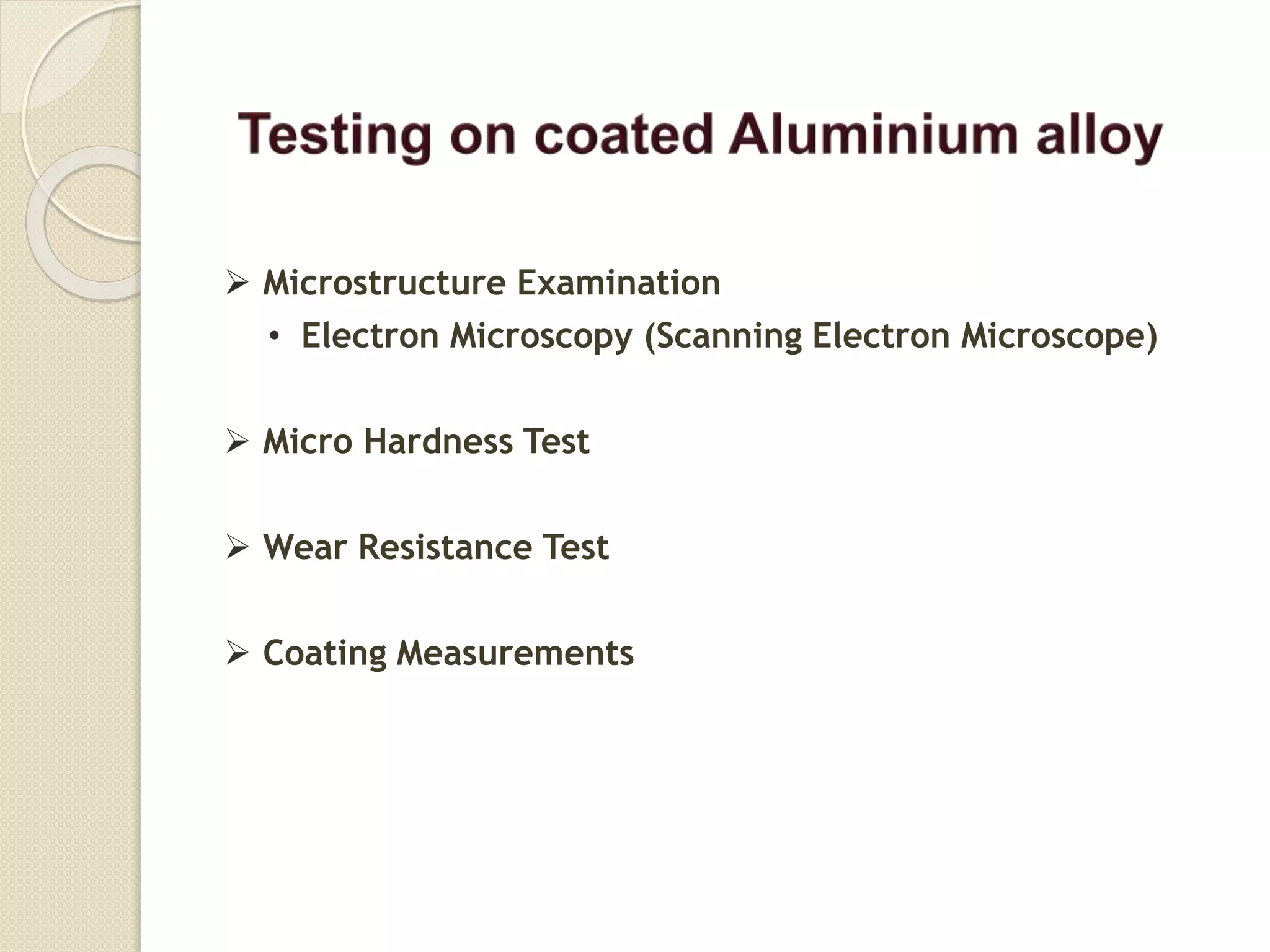 THERMAL SPRAY (TiO2) COATING - For Automobile Engine Pistons | PPTX ...