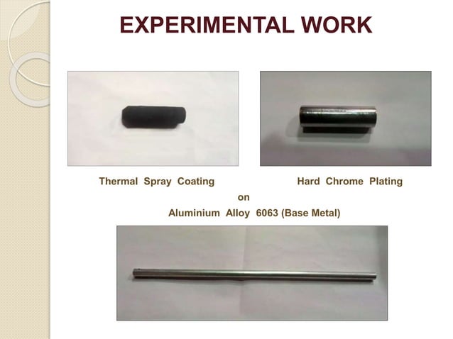 THERMAL SPRAY (TiO2) COATING - For Automobile Engine Pistons | PPT