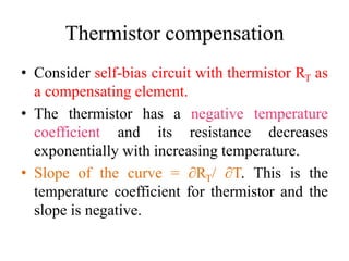 Thermal stability & bias compensation | PDF