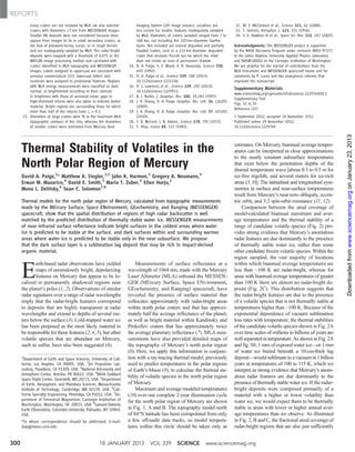 Thermal stability of_volatiles_in_the_north_polar_region_of_mercury | PDF