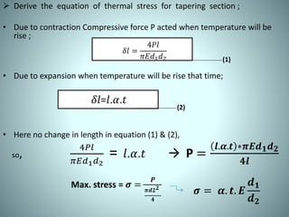 Thermal stesses | PPTX