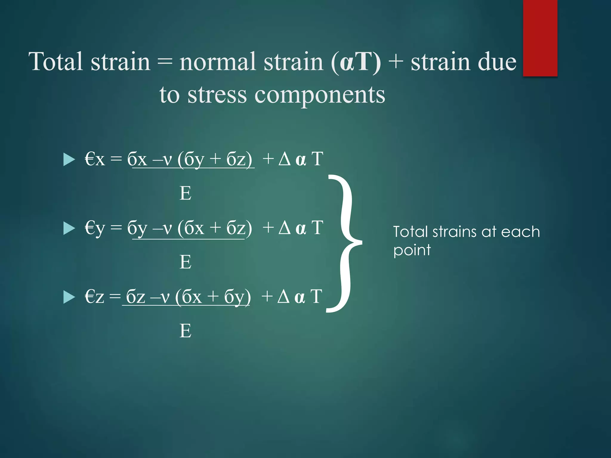 Thermal stress and strains | PPTX