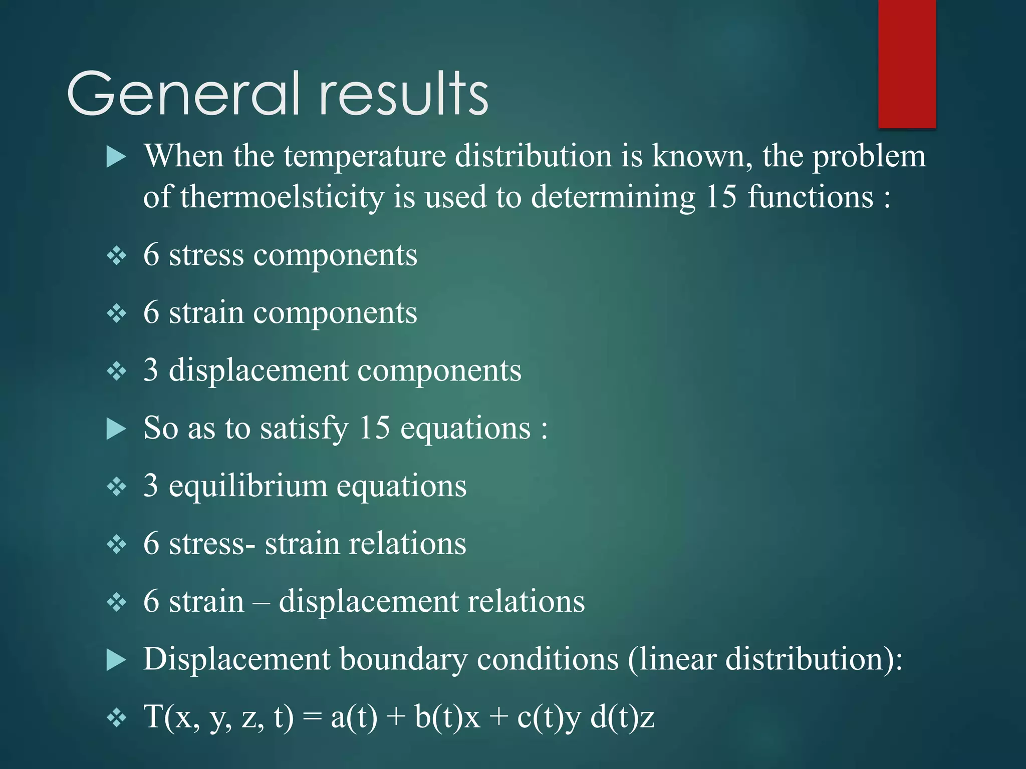 Thermal stress and strains | PPTX