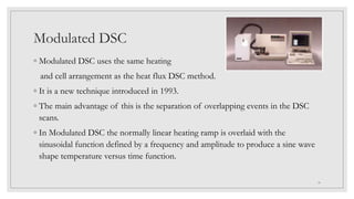 Thermal techniques- DSC- Durgashree Diwakar | PPTX | Chemistry | Science
