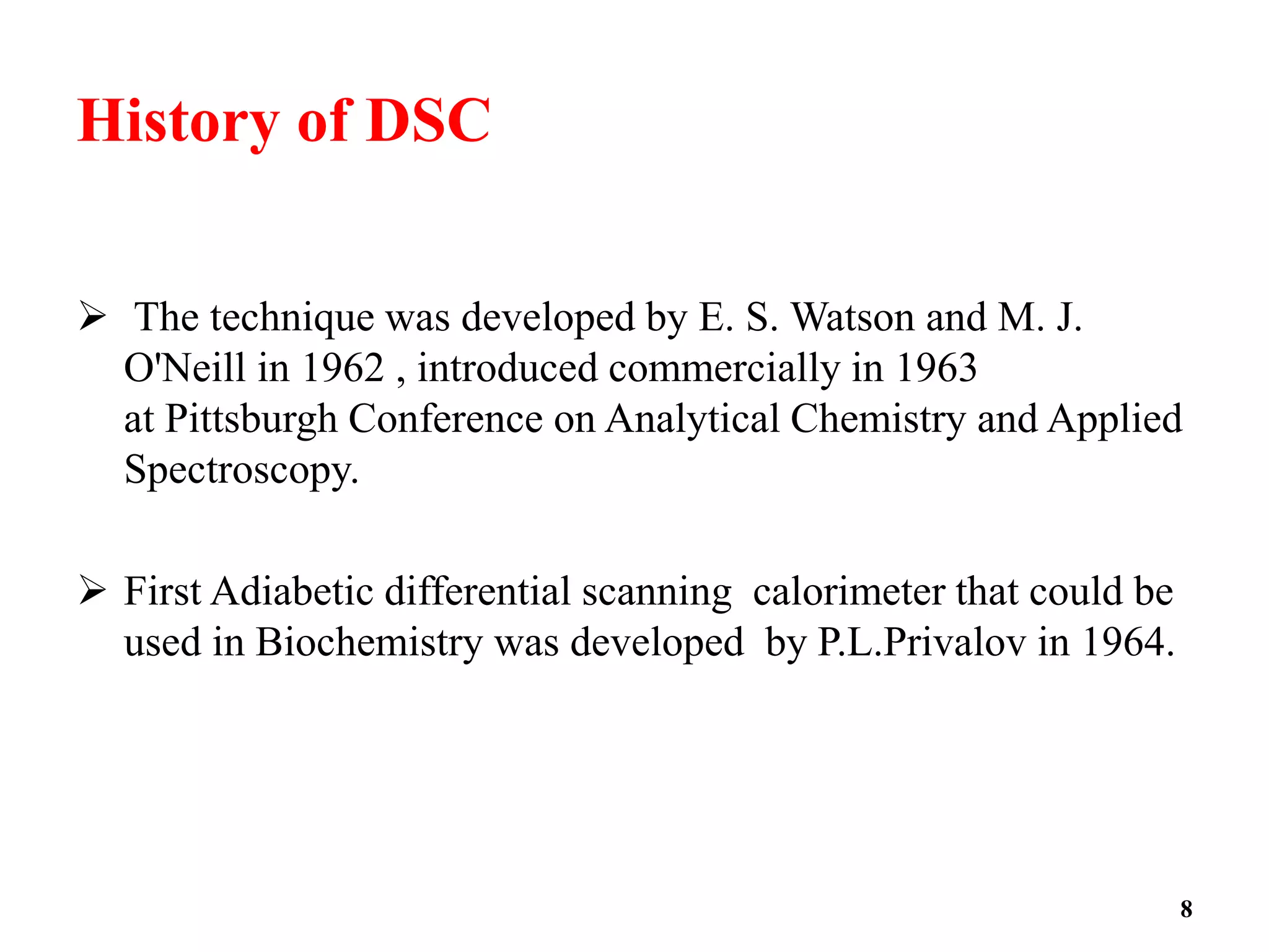 THERMAL TECHNIQUE AND DIFFERENTIAL SCANNING CALORIMETRY | PPTX