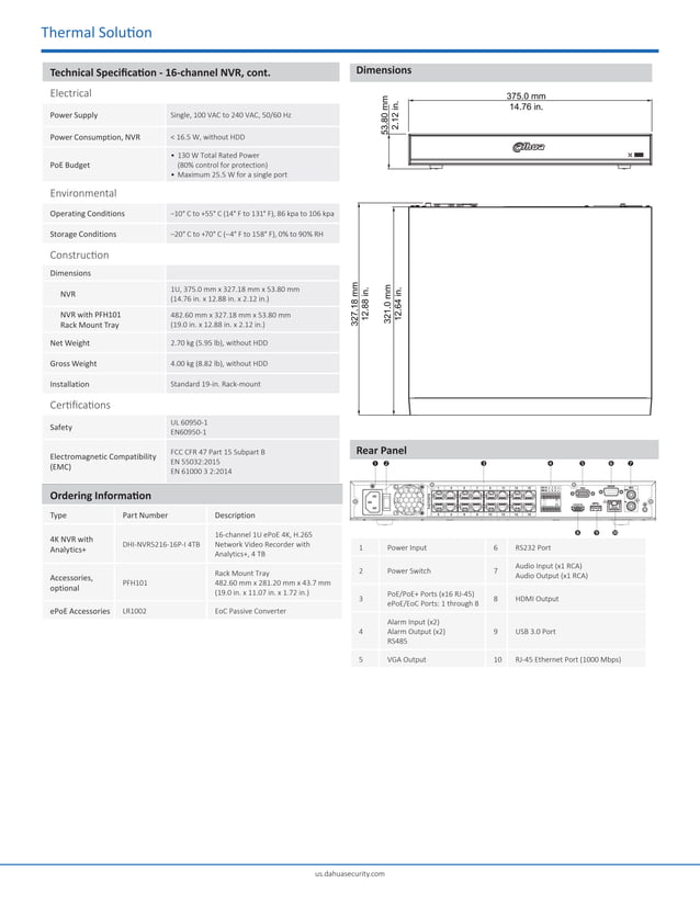 Dahua Thermal temp monitoring solution Bangladesh (01785-777722) | PDF