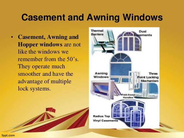 Thermal window types
