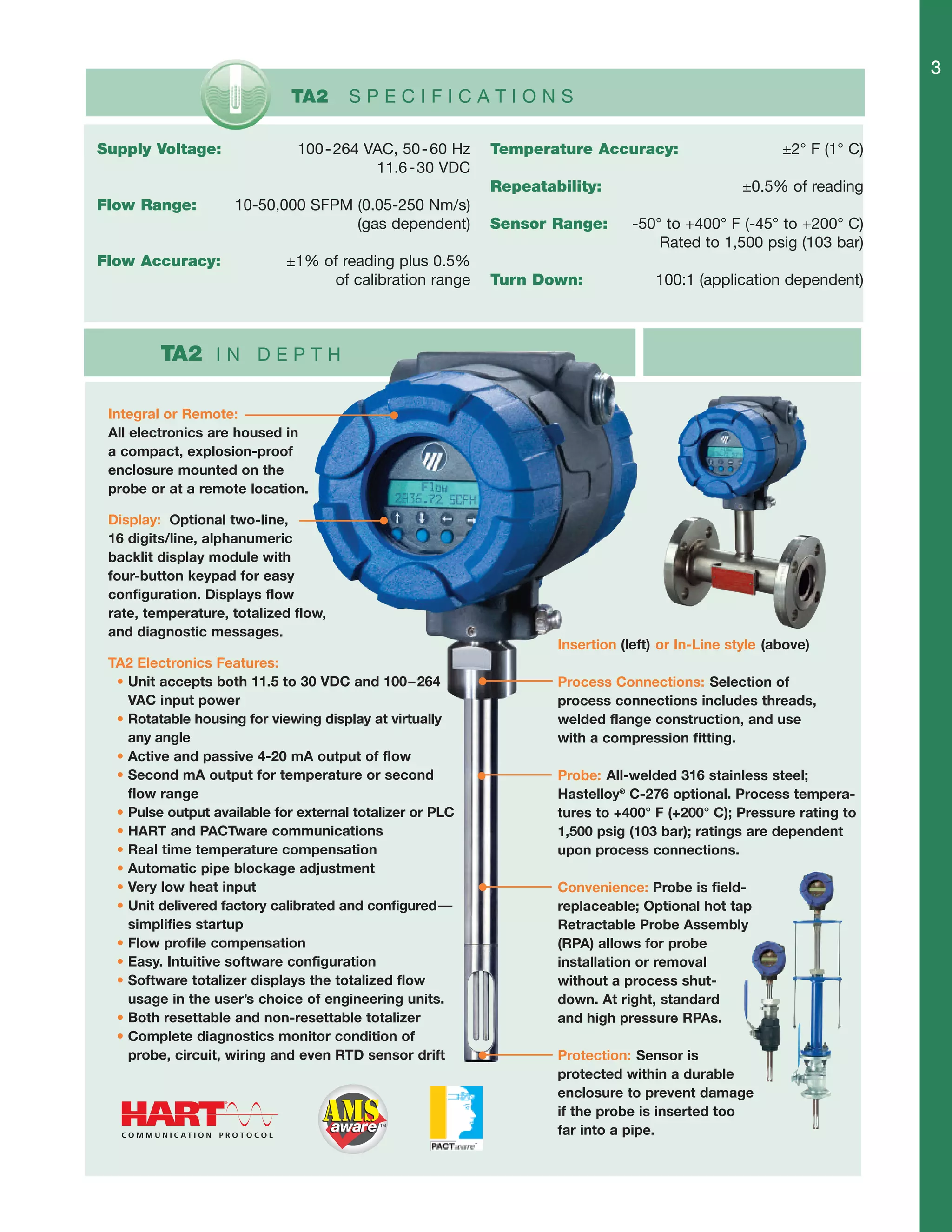 Thermal Dispersion Mass Flow Measurement | PDF