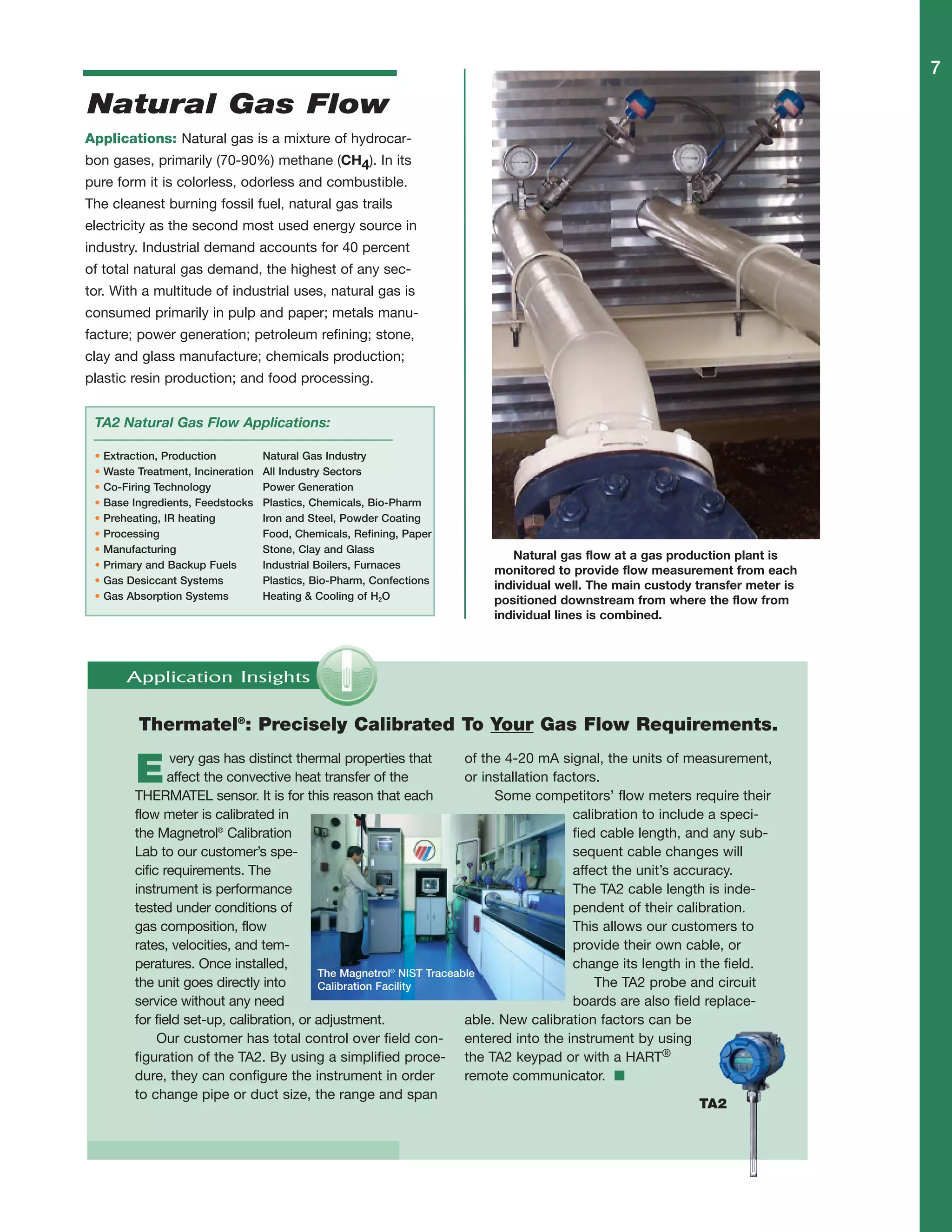 Thermal Dispersion Mass Flow Measurement | PDF | Chemistry | Science