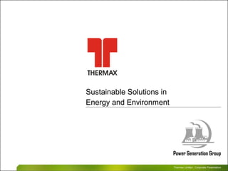 Thermax power generation group | PPT