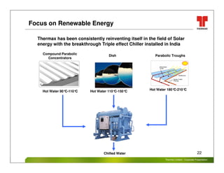 Thermax Cooling - VAM chiler | PDF