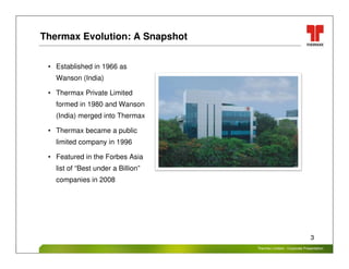 Thermax Cooling - VAM chiler | PDF