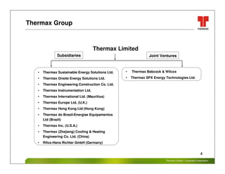Thermax Cooling - VAM chiler | PDF