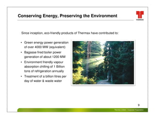 Thermax Cooling - VAM chiler | PDF