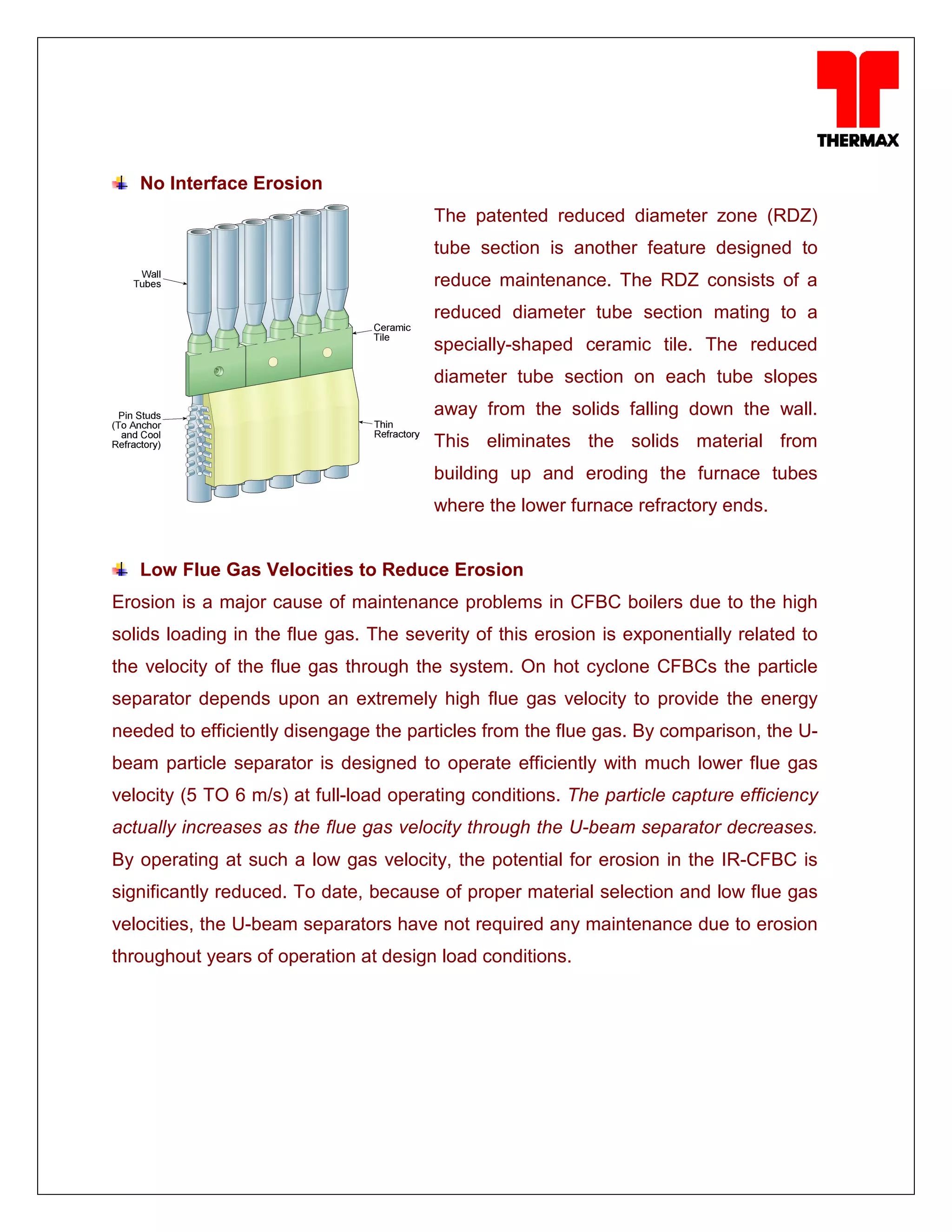 Thermax IR CFBC BOILER U BEAM TYPE | PDF