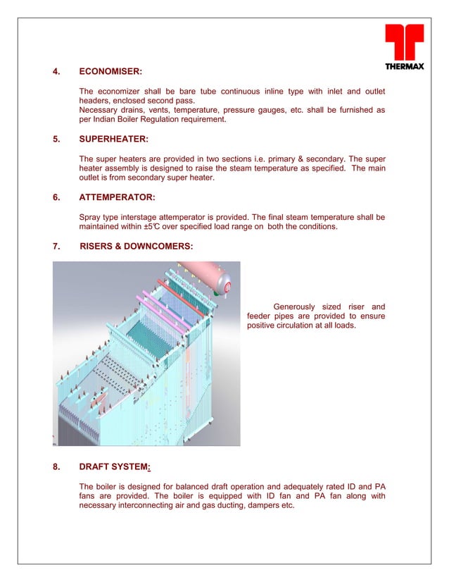 Thermax IR CFBC BOILER U BEAM TYPE | PDF | Home Appliances | Home & Garden