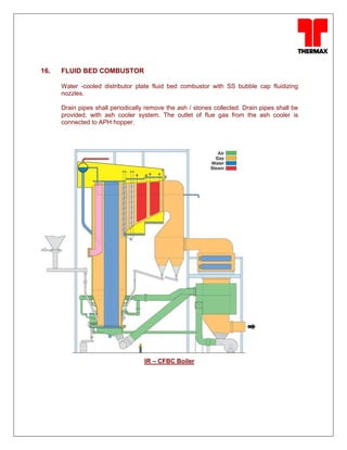 Thermax IR CFBC BOILER U BEAM TYPE | PDF