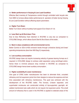 Thermax IR CFBC BOILER U BEAM TYPE | PDF