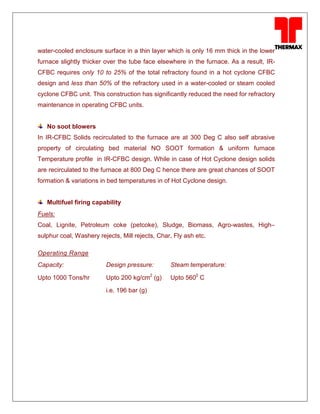 Thermax IR CFBC BOILER U BEAM TYPE | PDF