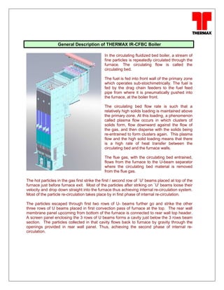 Thermax IR CFBC BOILER U BEAM TYPE | PDF