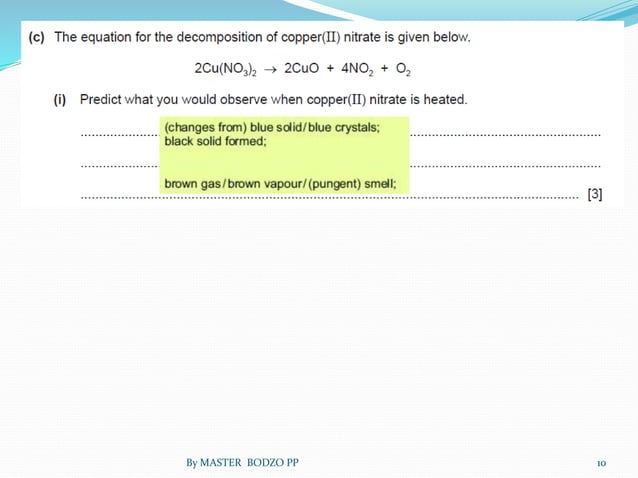 Therm decomposition to extrxn of metals | PPT