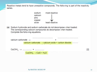 Therm decomposition to extrxn of metals | PPT