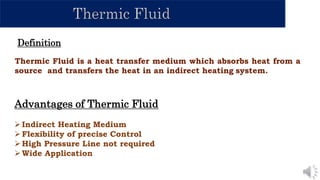 Thermic fluids properties and comparison of commercial thermic fluids ...