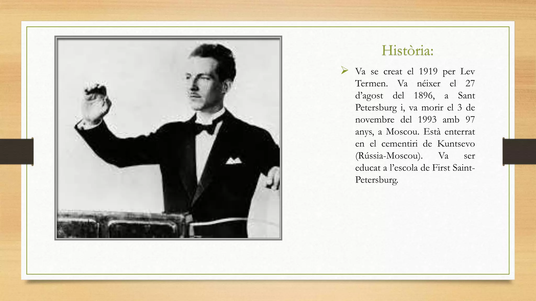 El Theremin | PPT