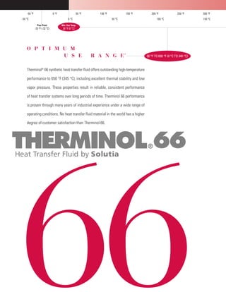 Therminol 66 Synthetic Heat Transfer Fluid. Therminol Venezuela | PDF