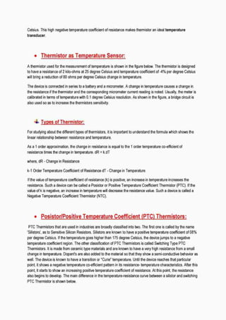 Introduction to The Thermistor and their types.pdf