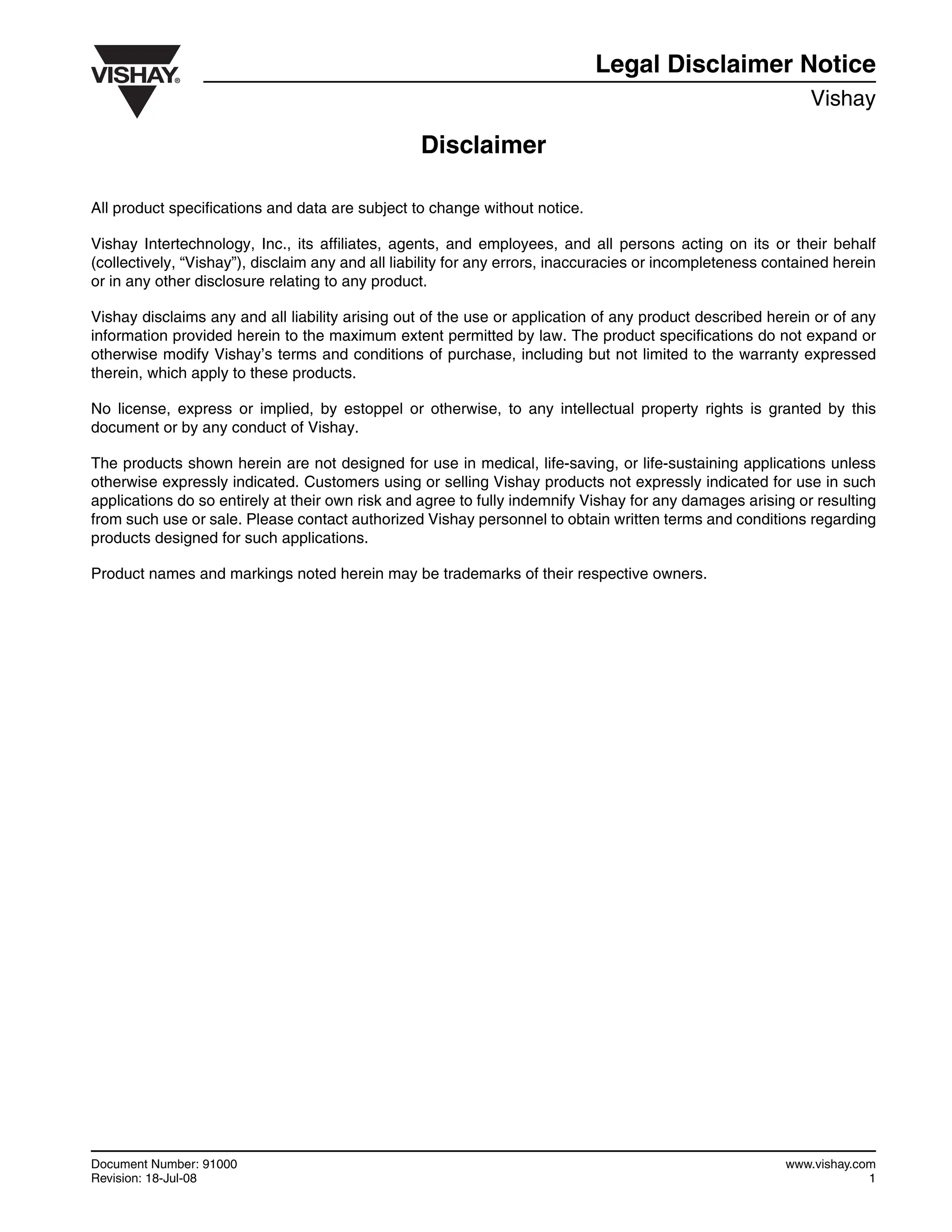 Vishay NTC Thermistor Radial Leaded Datasheet | PDF
