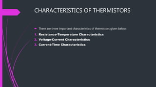 Thermistors | PPTX