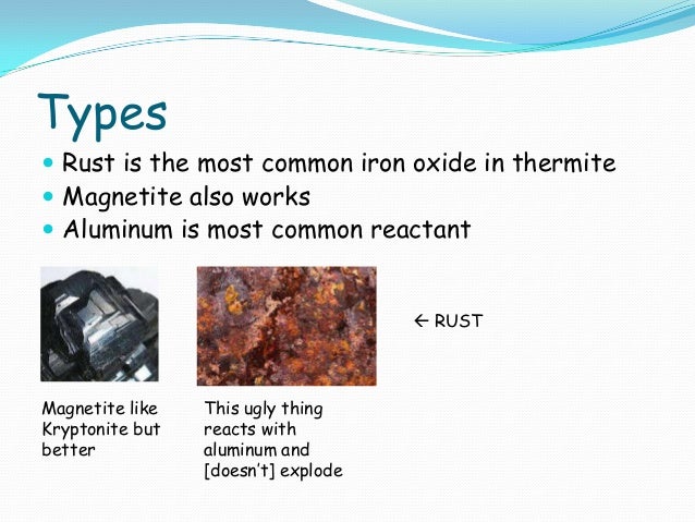 Thermite Reactions